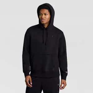 Champion Powerblend C Logo Hoodie - Black