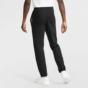 Champion Powerblend Sweatpants, Cinched Bottom, C Logo - Black
