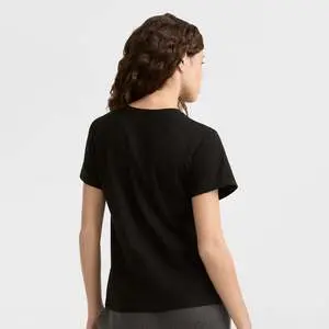 Champion Classic T-shirt With Chest Script - Black