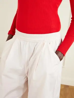 RÙADH Organic Cotton-poplin Tapered Pants