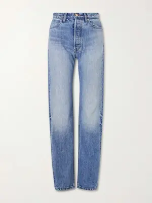 RÙADH Agnes Recycled Straight-leg Jeans - Blue