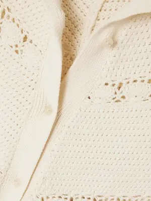 Posse Dylan Crocheted Cardigan - Neutrals