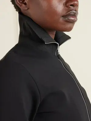 JIL SANDER Cropped Crepe Jacket
