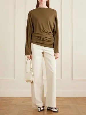 Jacquemus Le Petit Bisou Leather Shoulder Bag - Neutrals