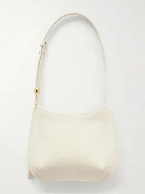 Jacquemus Le Petit Bisou Leather Shoulder Bag - Neutrals