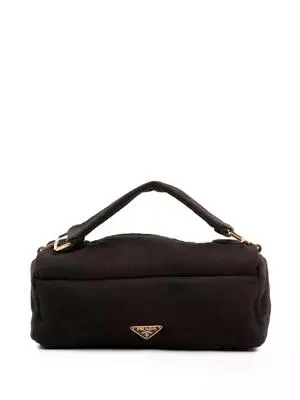 Prada 2000-2013 Jersey Handbag - Black