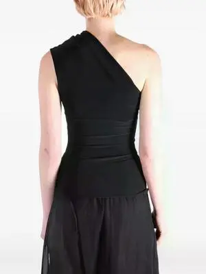 GRACE LING Claw One-shoulder Top
