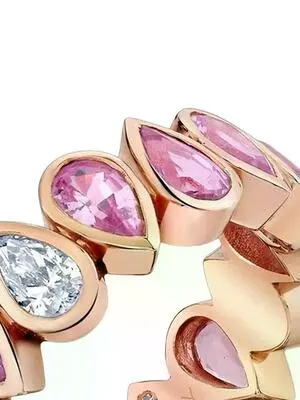 Shay Sapphire And Diamond Ring - Pink