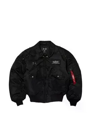 THUG CLUB Flap-pocket Bomber Jacket