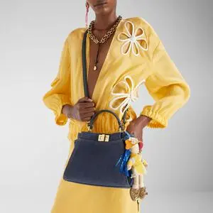 Fendi Ajour Silk Organza Blouson