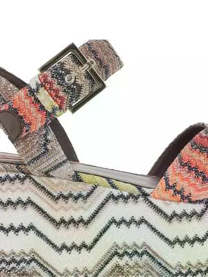 Missoni Graphic Print Platform Sandals