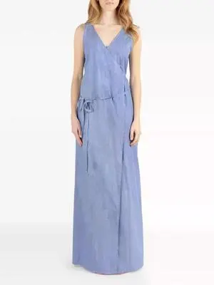 SOCIETE ANONYME 92 Striped Maxi Dress - Blue