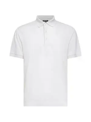 Zegna Ribbed Collar Polo Shirt