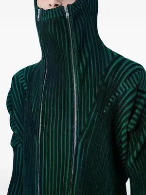 LUEDER Ribbed Zip-up Jacket