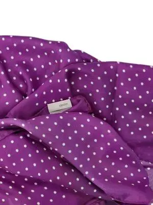 Destin Polka Dot Scarf - Purple