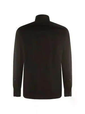 MAZZARELLI Buttoned Slim Shirt - Black