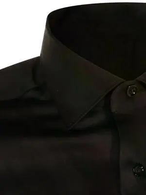 MAZZARELLI Buttoned Slim Shirt - Black