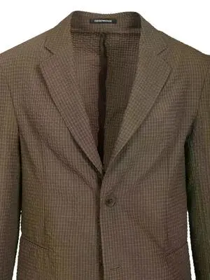 Emporio Armani Button Pattern Blazer
