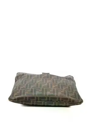 Fendi 2000-2010 Zucca Spalmati Crossbody Bag