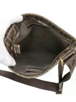 Fendi 2000-2010 Zucca Spalmati Crossbody Bag