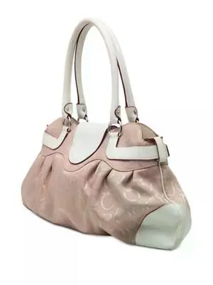 FERRAGAMO Gancini Canvas Marisa Handbag