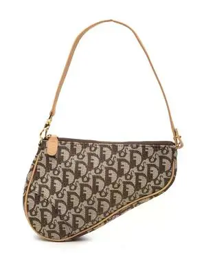 Dior 2001 Diorissimo Canvas Saddle Pochette