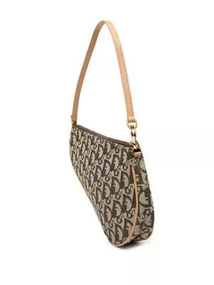 Dior 2001 Diorissimo Canvas Saddle Pochette