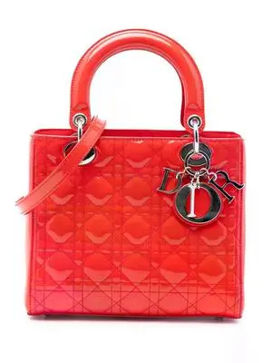Dior 2012 Medium Lady Satchel - Orange