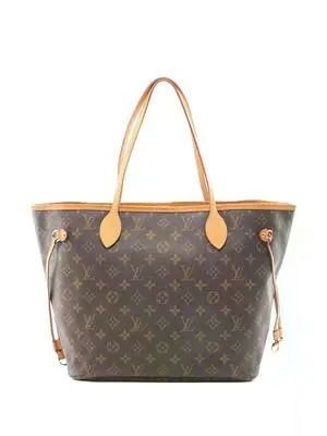LOUIS VUITTON 2008 Monogram Neverfull Mm Tote Bag - Brown