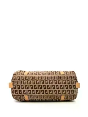 Fendi 2000-2010 Zucchino Canvas Shoulder Bag