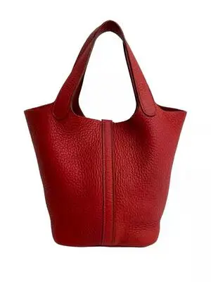 Hermès 2009 Picotin Lock 18 Handbag - Red