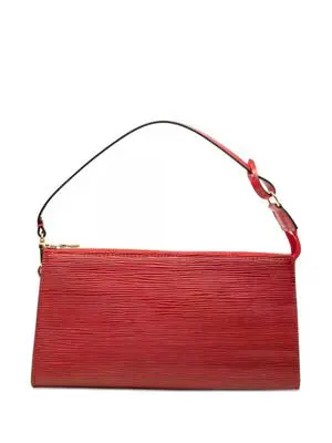 LOUIS VUITTON 2002 Epi Pochette Accessoires - Red