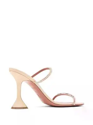Amina Muaddi 95mm Gilda Heeled Sandals