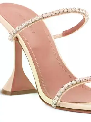 Amina Muaddi 95mm Gilda Heeled Sandals