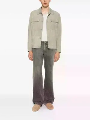 SALVATORE SANTORO Leather Shirt - Green