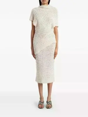 Khaite Textured Skirt