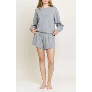 Honeydew Intimates Weekend Club Short Pajamas - Heather Grey