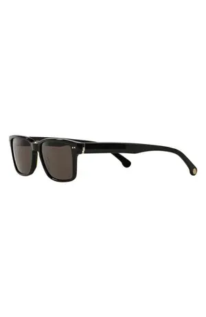 Brooks Brothers Rectangular Sunglasses - Black/grey