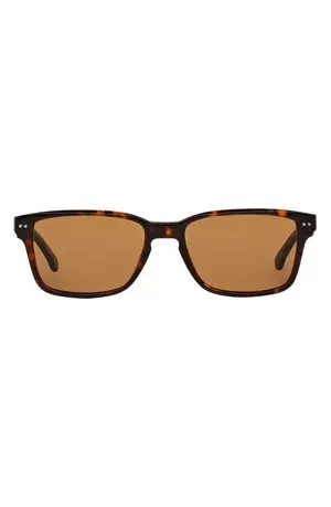 Brooks Brothers Rectangular Sunglasses - Tortoise/brown