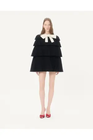 Valentino Garavani Embroidered Organza Cape