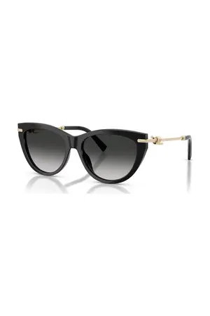 TIFFANY SUNGLASS HUT Cat-eye Sunglasses With Tiffany Knot - Black