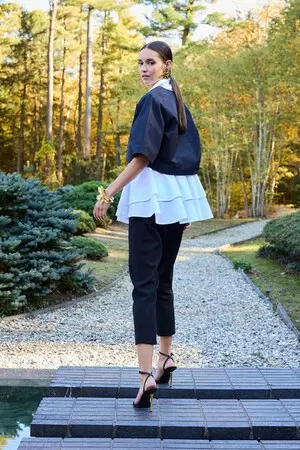 Natori Tech Cotton Taffeta Bolero - Black