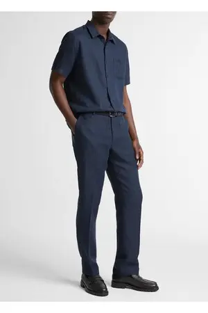 Vince Linen Classic Fit Trousers