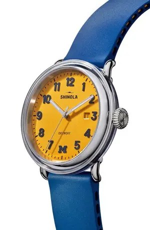 Shinola Detrola Rubber Strap Watch