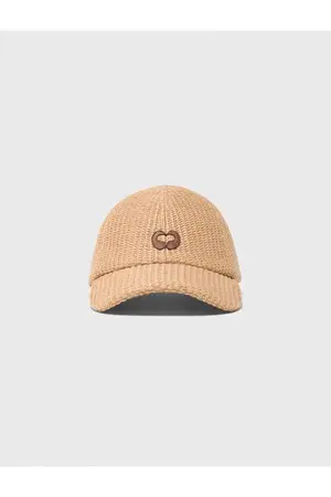 Maje Natural Texture Cap - Beige