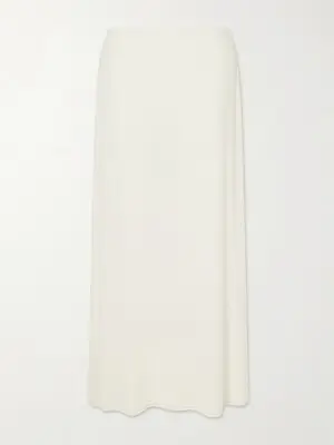 COLLEEN ALLEN Colleen Allen Stretch Tencel Modal, Silk And Cashmere-Blend Maxi Skirt