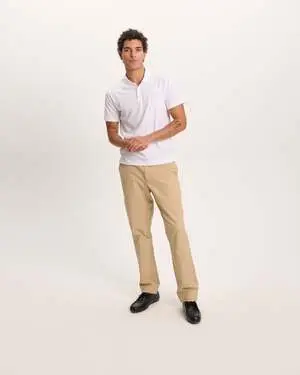 ATM Anthony Thomas Melillo Classic Jersey Polo T-shirt Cotton - White