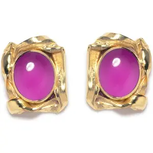 Completedworks Resin Stud Earrings - Pink