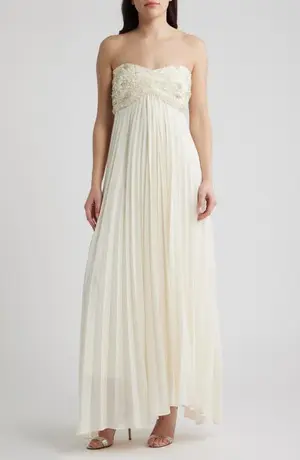 Delfi Collective Pleated Evening Dresses For Women