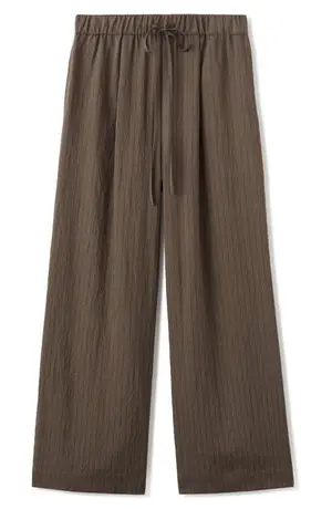 Mango Tatou Drawstring Pants - Brown